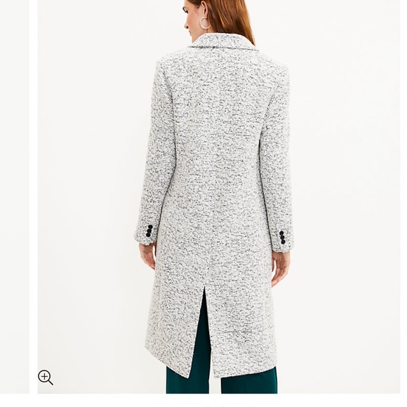 LOFT | Jackets & Coats | Loft Boucle Two Button Coat | Poshmark